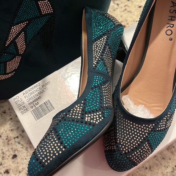 Ashro | Shoes | Ashro Rhinestones Heels | Poshmark